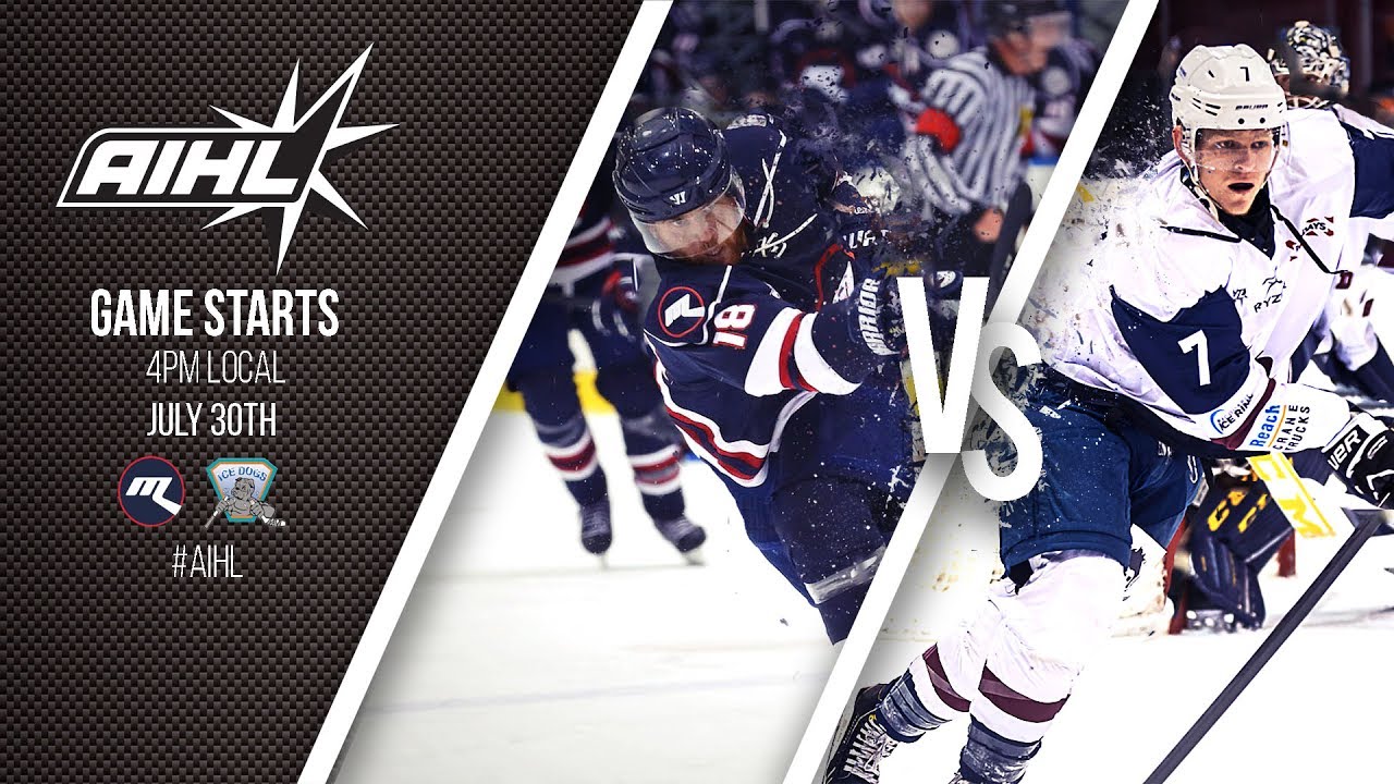 AIHL Live Game 85: Sydney Ice Dogs v Melbourne Ice (30/07/2017) - YouTube