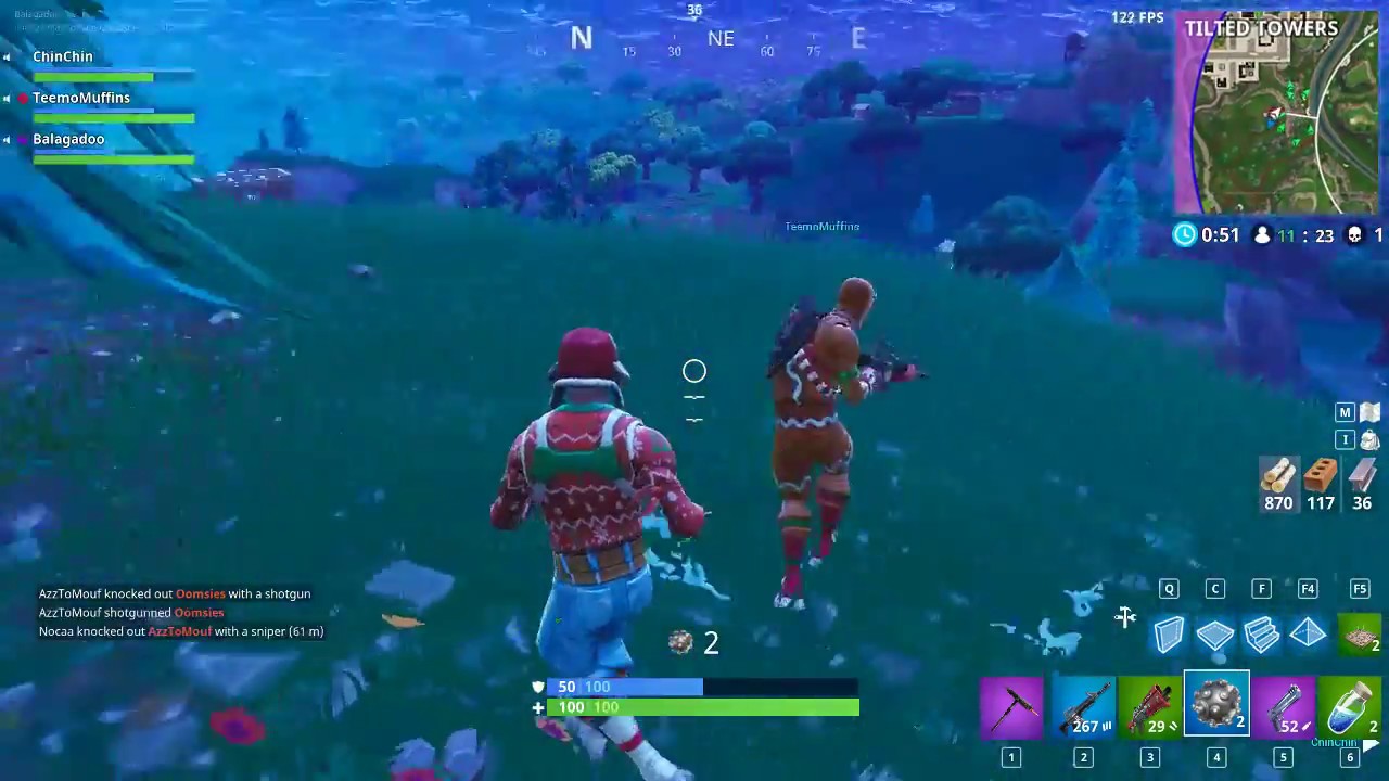 Pushed his team off a cliff - Fortnite - YouTube