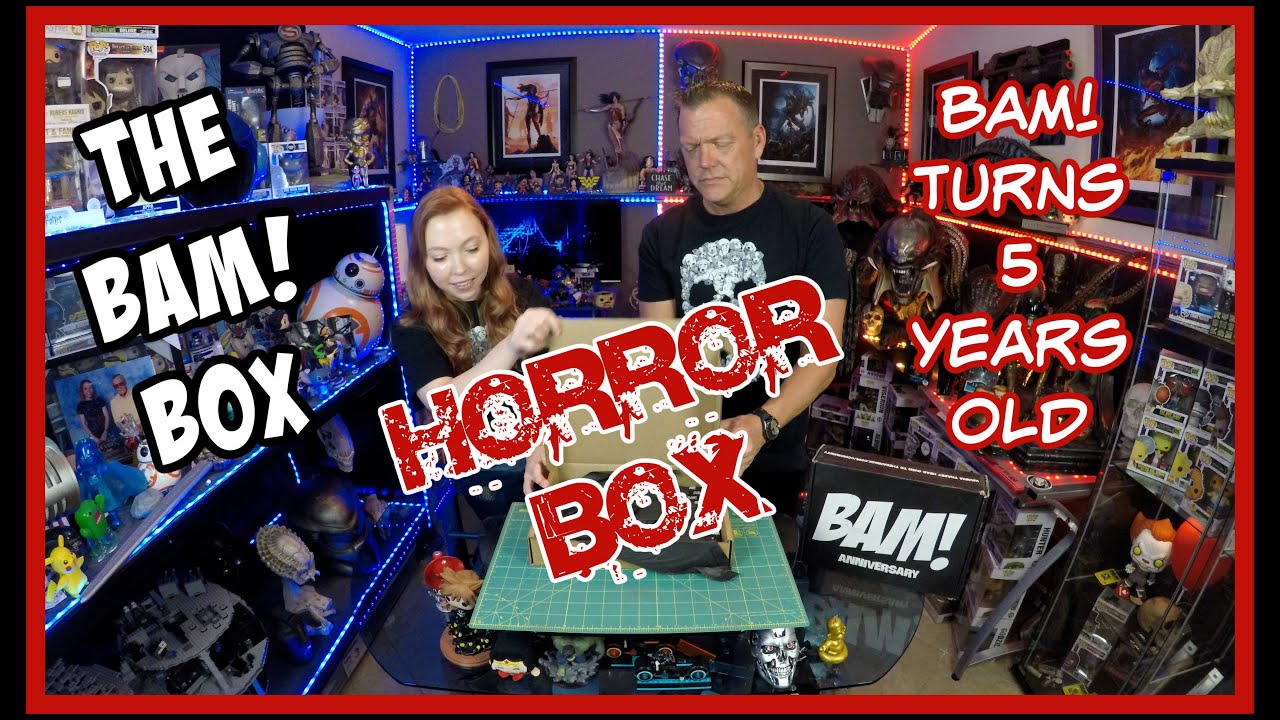 The BAM! Box | Horror Box | 5 Year Anniversary | Unboxing | January ...