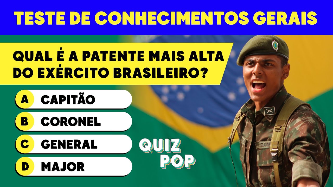 🧠 Teste de Conhecimentos Gerais 13: Quiz com 20 perguntas diversas ...