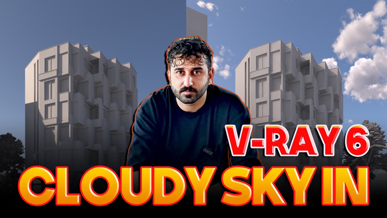 Cloudy Sky in V-RAY6/آسمان ابری در ویری 6 - YouTube