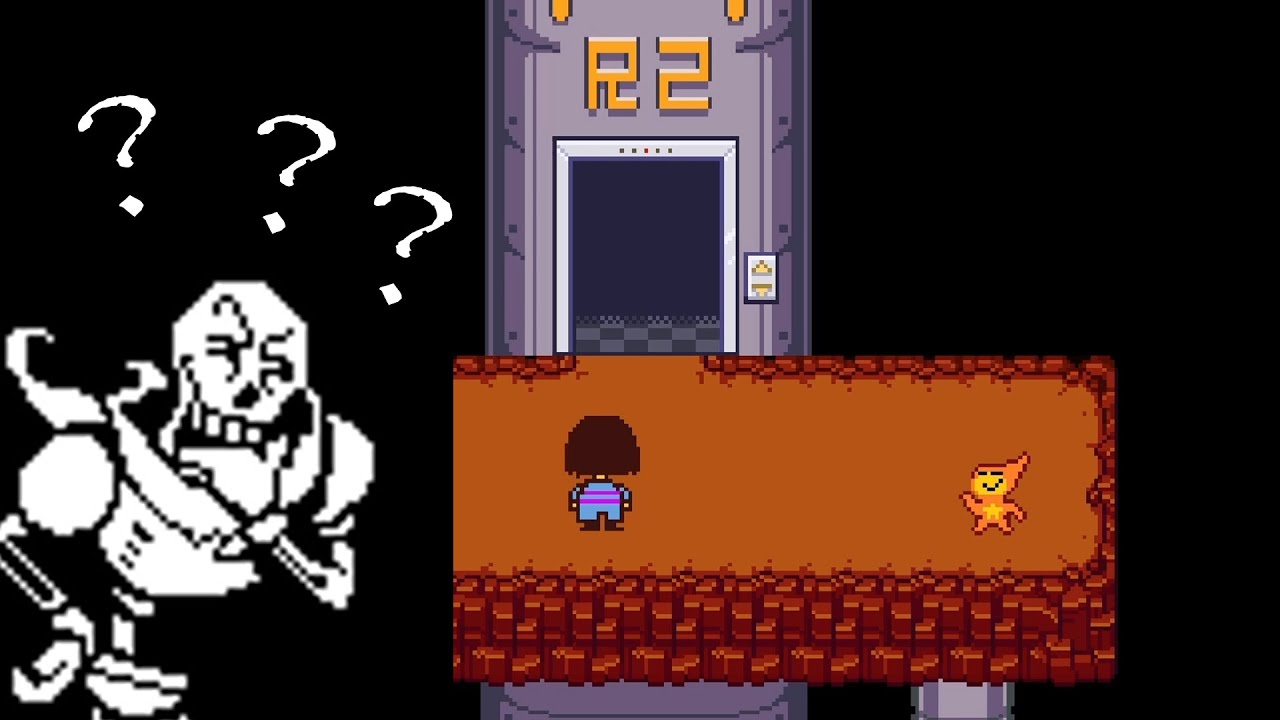 Undertale - Papyrus tries to figure out the meaning of the elevators ...