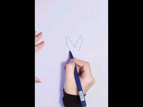 How to draw bras with easy fast way كيفية رسم حمالة صدر بطريقة سهلة ...