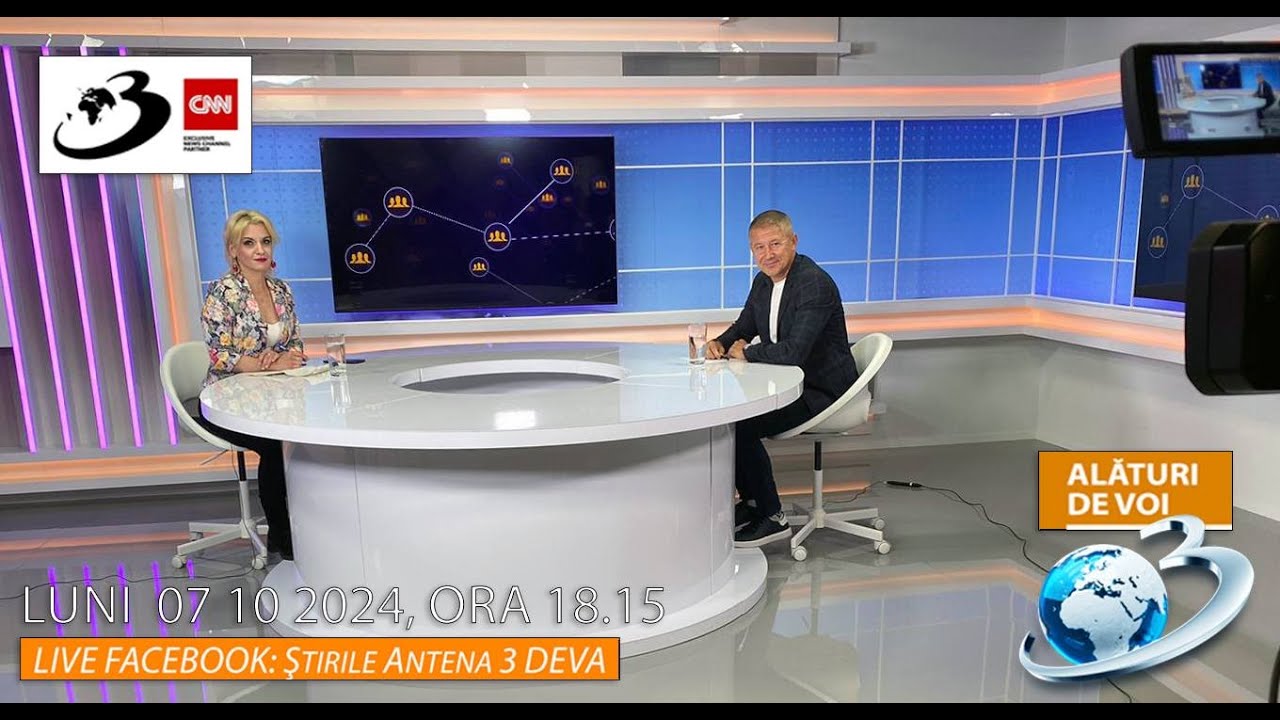 Alături de voi, la Antena 3 Deva, invitat, Ovidiu Furdui, primarul ...