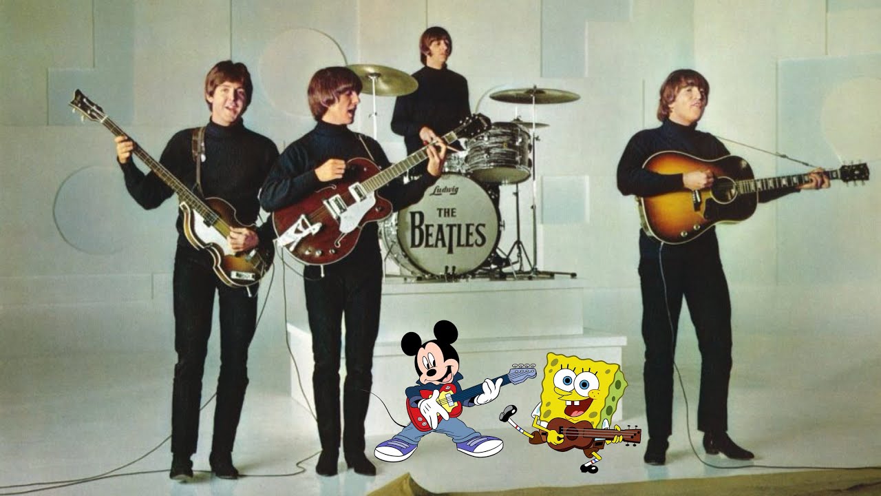 The Beatles - Now And Then - Featuring Mickey Mouse & SpongeBob ...