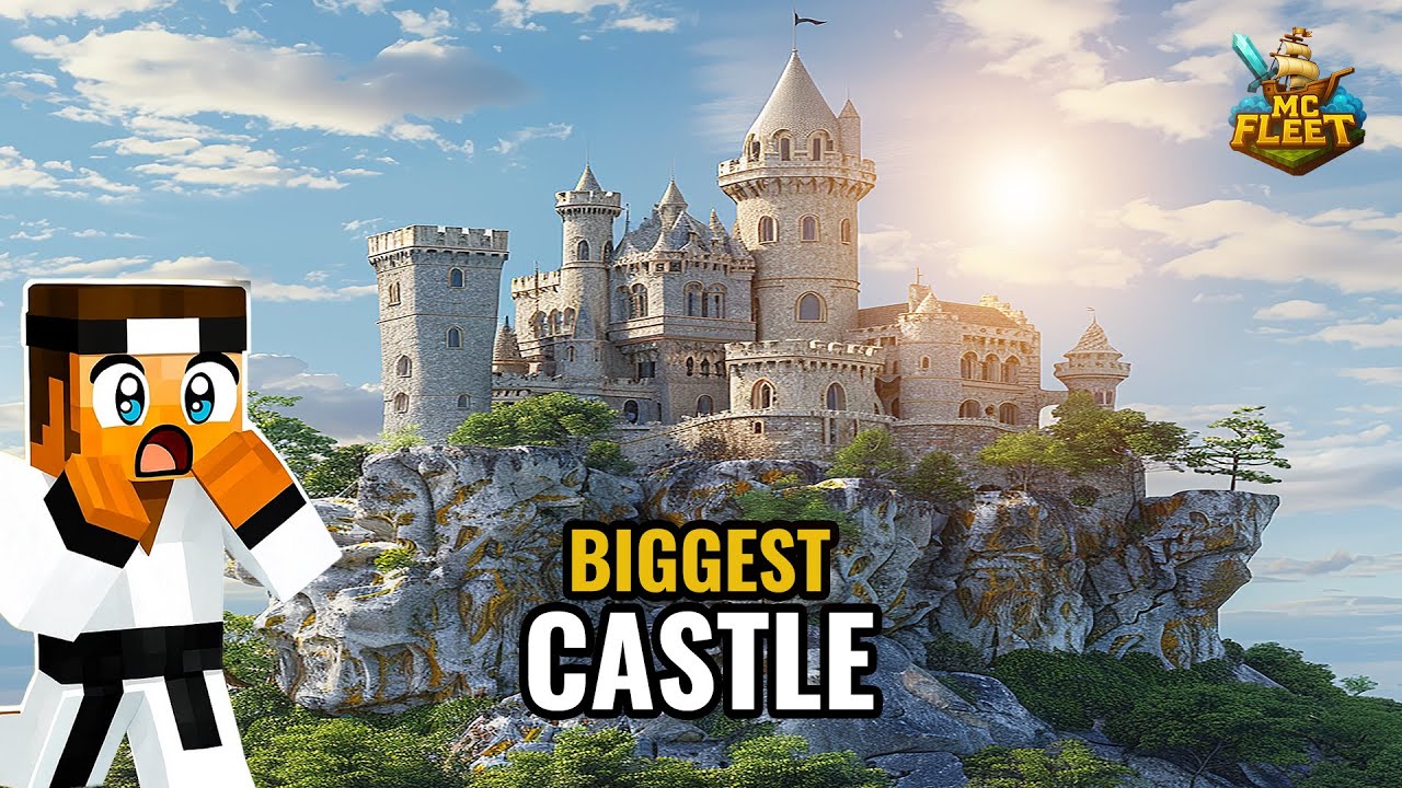 The BIGGEST Castle I’ve Ever Built in MCFleet 😱 ‪@GamerFleet - YouTube