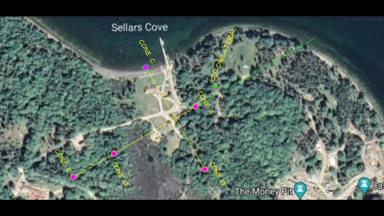 The Curse of Oak Island: Quadtrilateral Position - YouTube