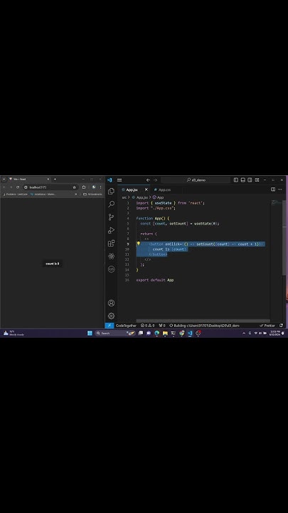 Use State In React React Usestate Frontend Frontenddeveloper Html Css React Youtube