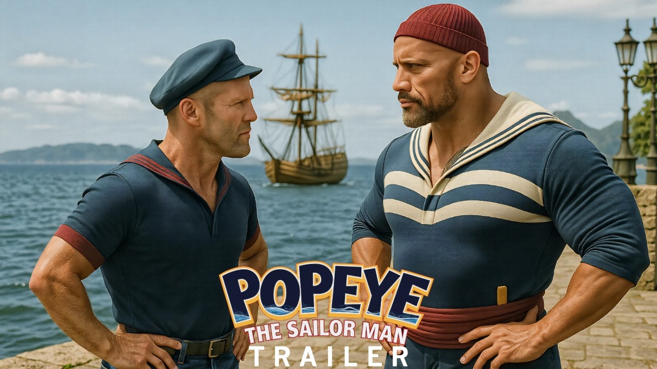 Popeye Live Action (2026) – Trailer | Jason Statham, Dwayne Johnson ...