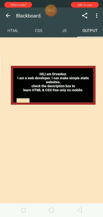 Blackboard Using Html And Css Codes Dlearner2498 Youtube