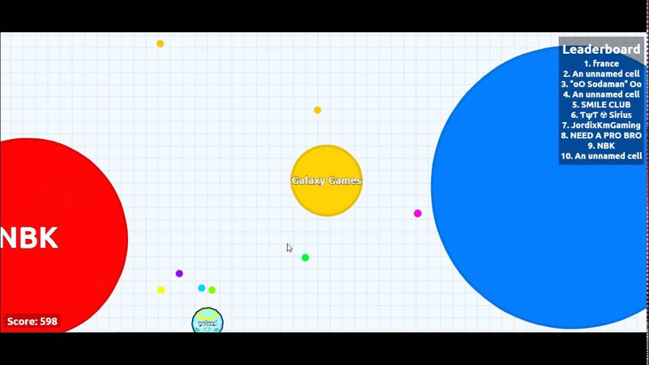 Galaxy Games Agar.io!!!!!!!!! - YouTube