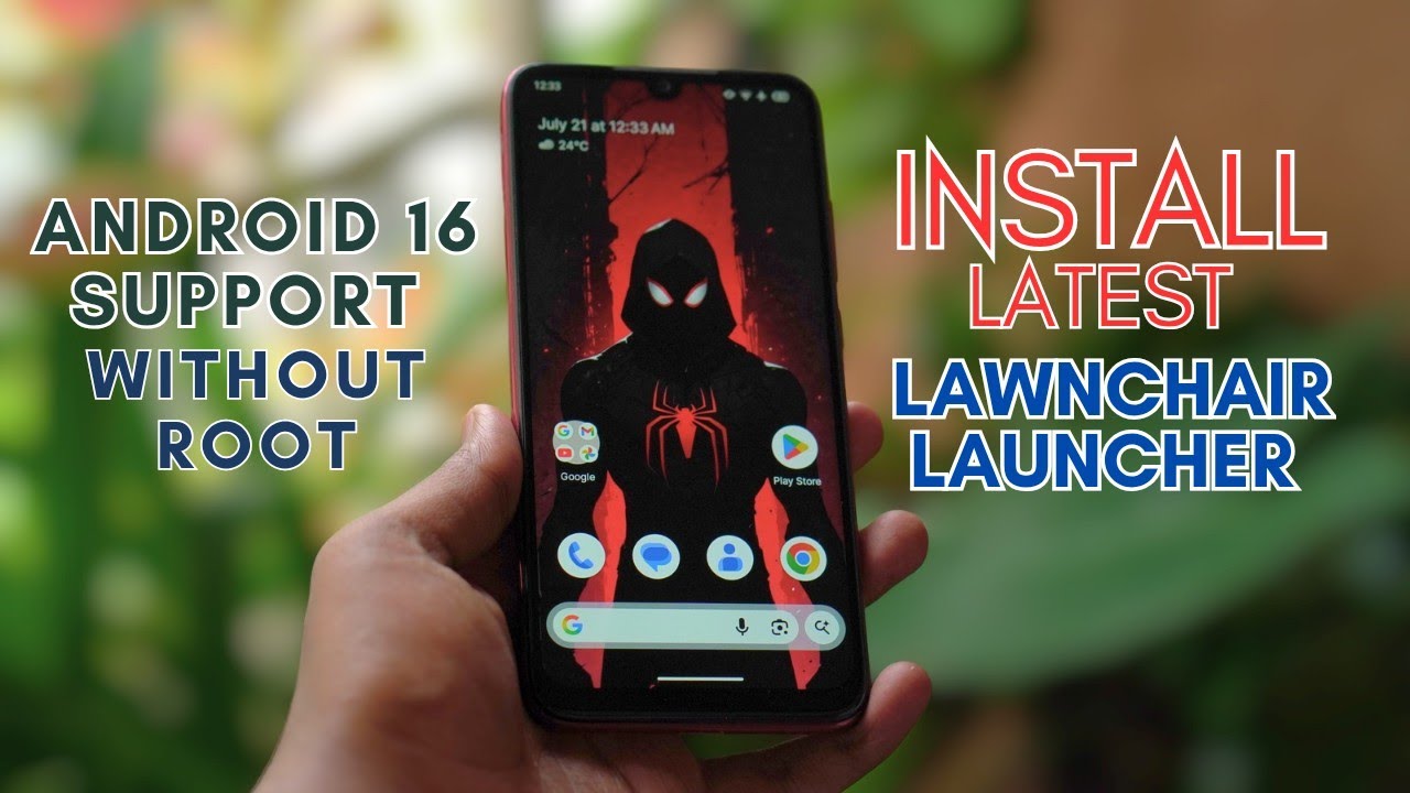 🚀 Lawnchair Launcher on Any Phone Install | Android 16 (No Root!) - YouTube