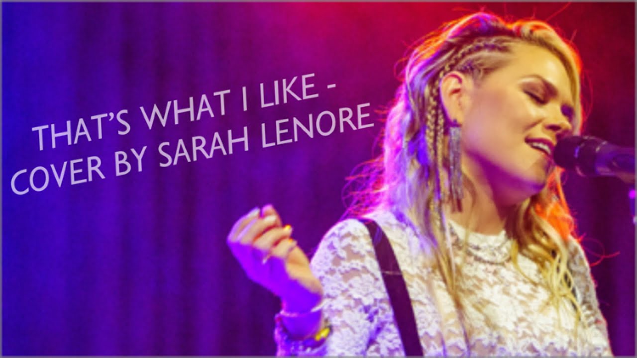 Bruno Mars - "That's What I Like" (Cover by Sarah Lenore) en Cafe ...