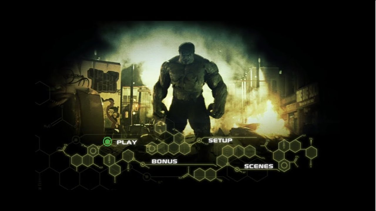 Hulk Dvd Menu