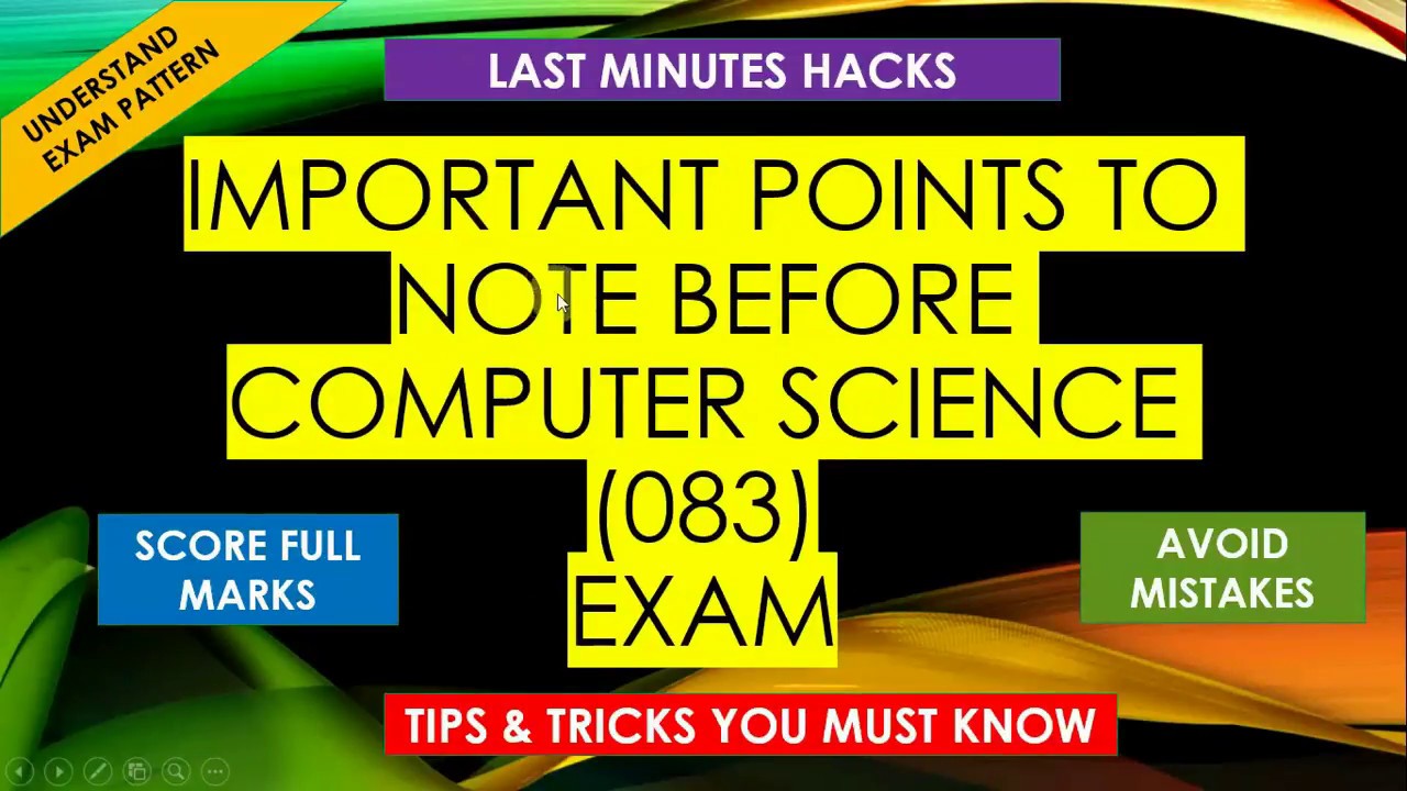 Get 100% marks in Computer Science Exam Class XII - YouTube