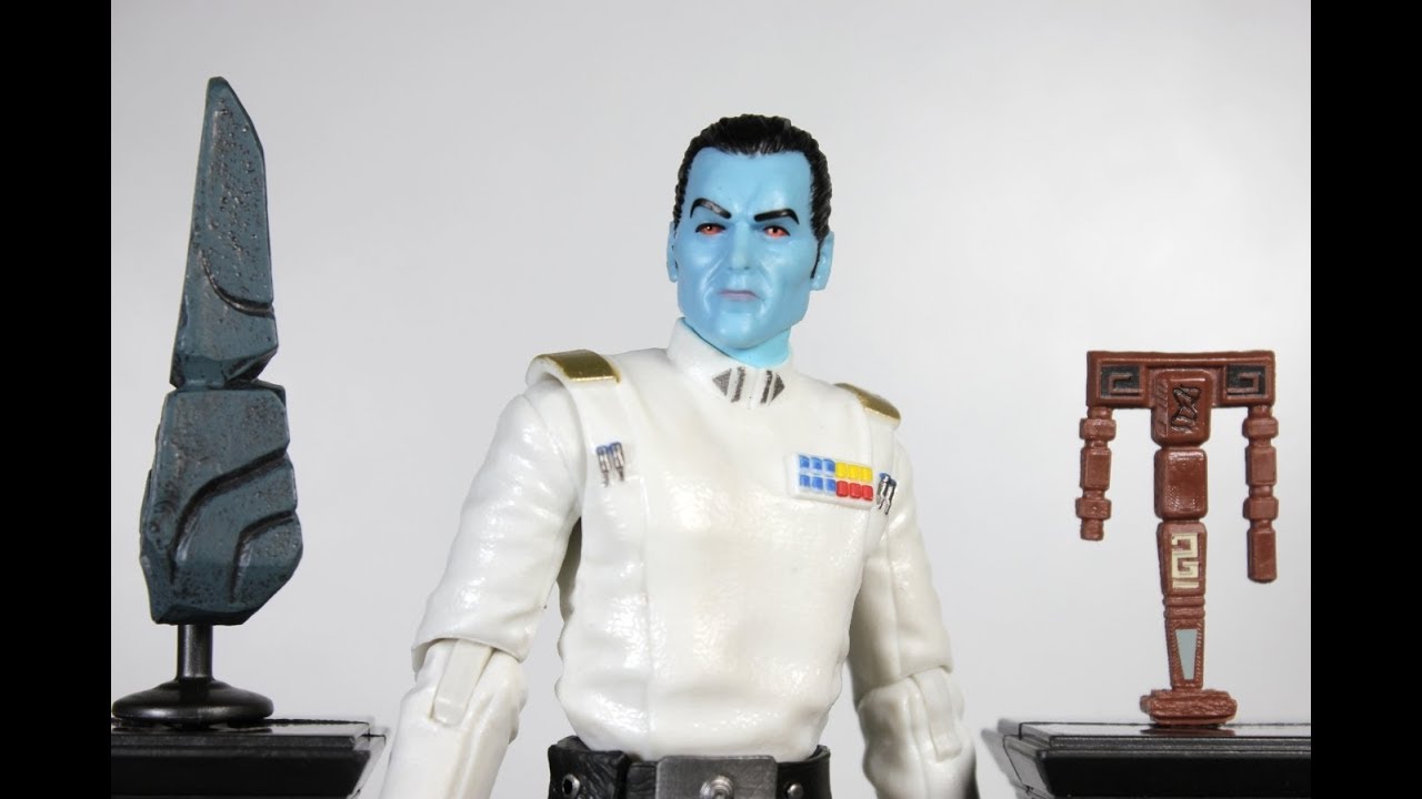 SDCC exclusive Star Wars GRAND ADMIRAL THRAWN Black Series figure ...