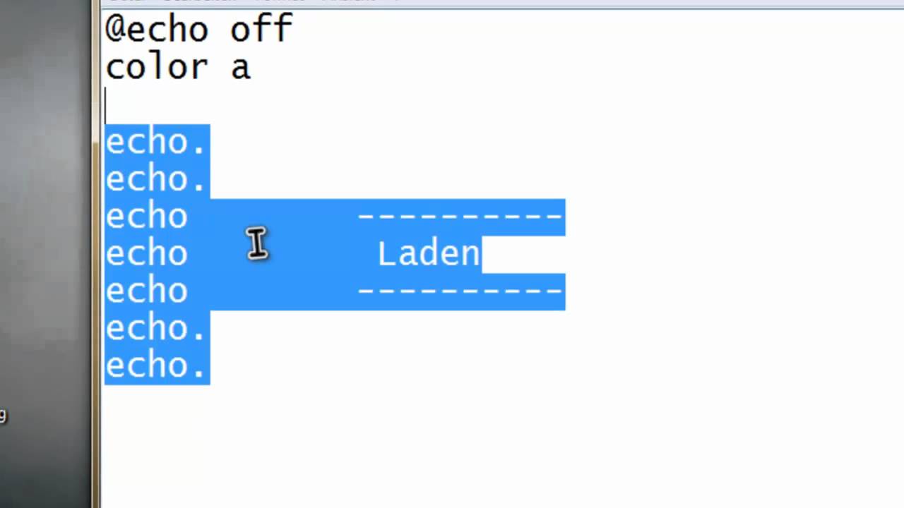 Batch Tutorial #7 Laden Animation Tutorial Deutsch/German - YouTube