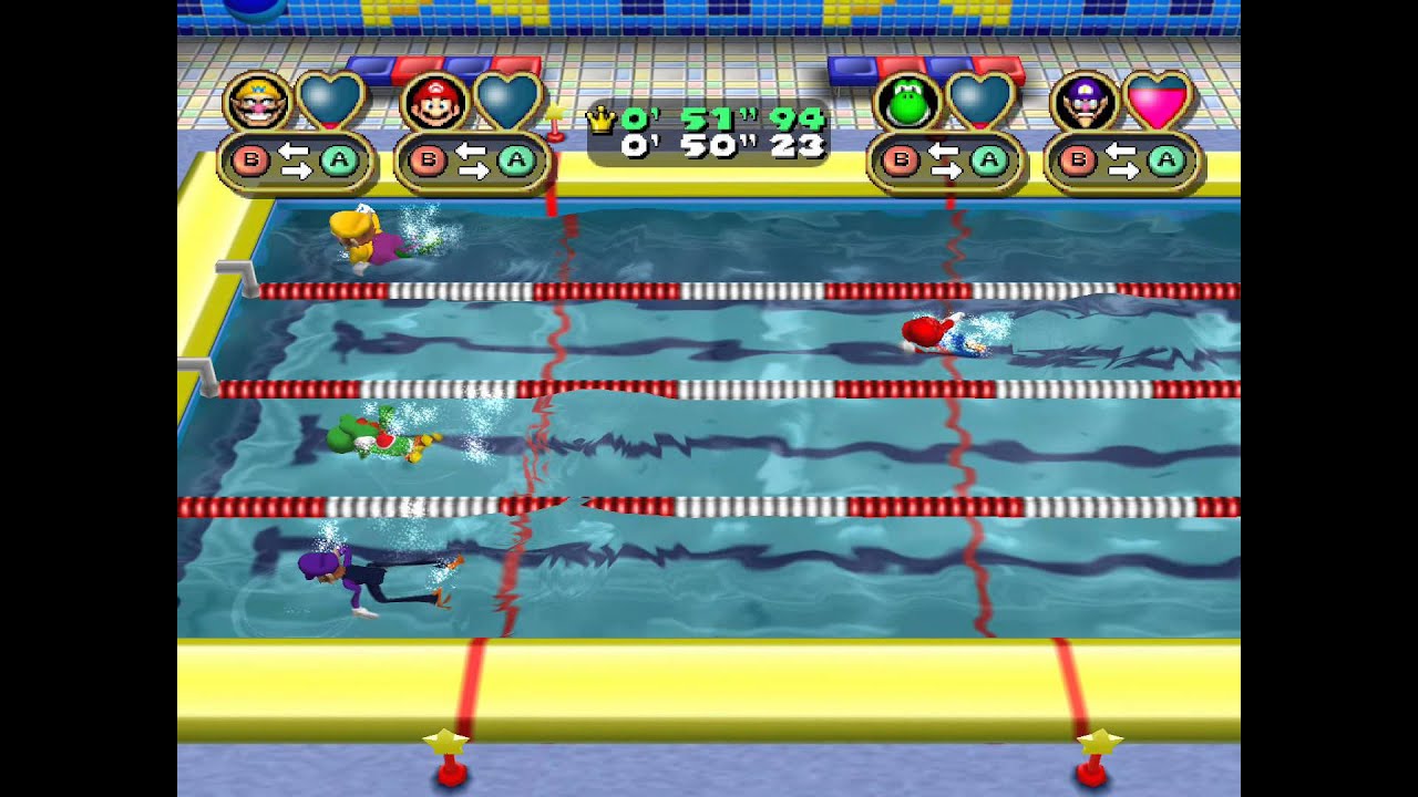 Mario Party 4 minigame: Mario Medley 60fps - YouTube