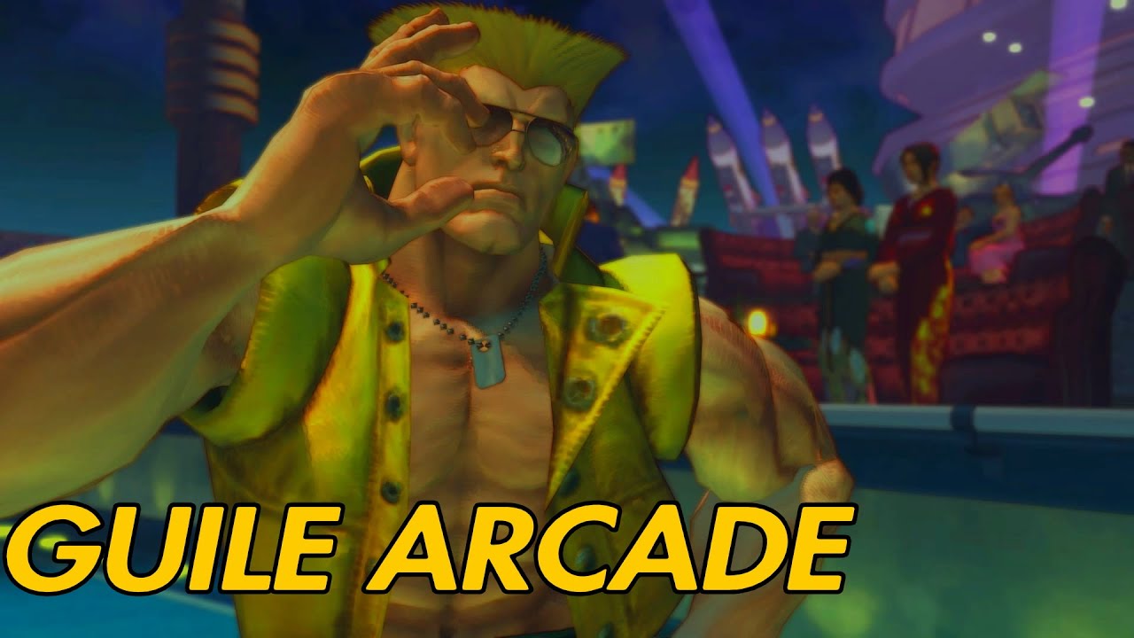 ULTRA STREET FIGHTER IV - GUILE Arcade - YouTube