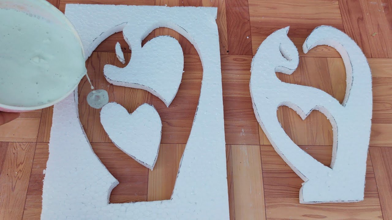 white cement craft ideas • white cement craft easy • Showpiece • Cement ...