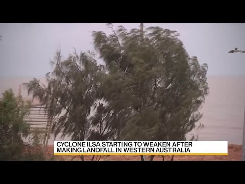 Western Australia Hit by Strongest Cyclone Since 2009 - YouTube