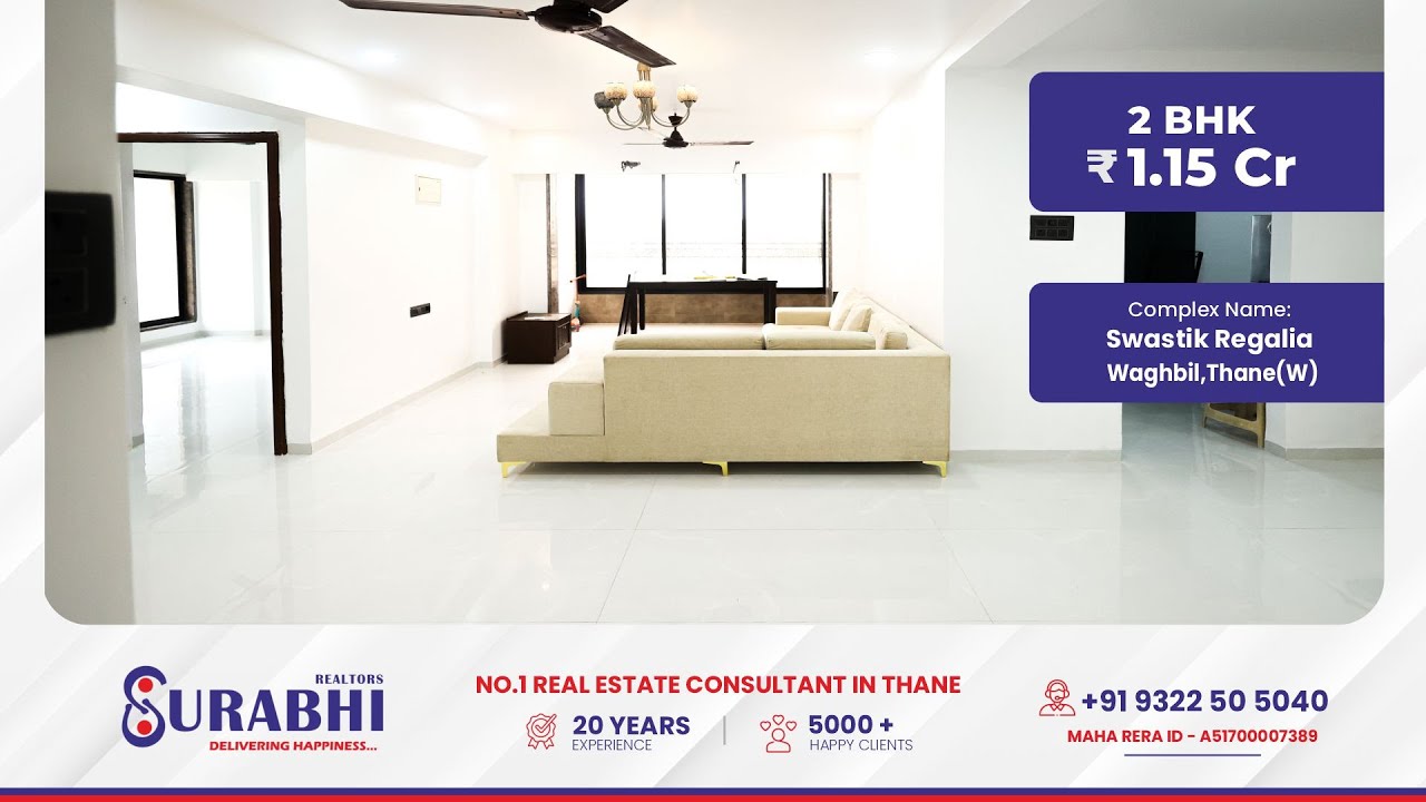 2 BHK in Swastik Regalia Waghbil Thane | 2 BHK Flat for Sale in Thane ...