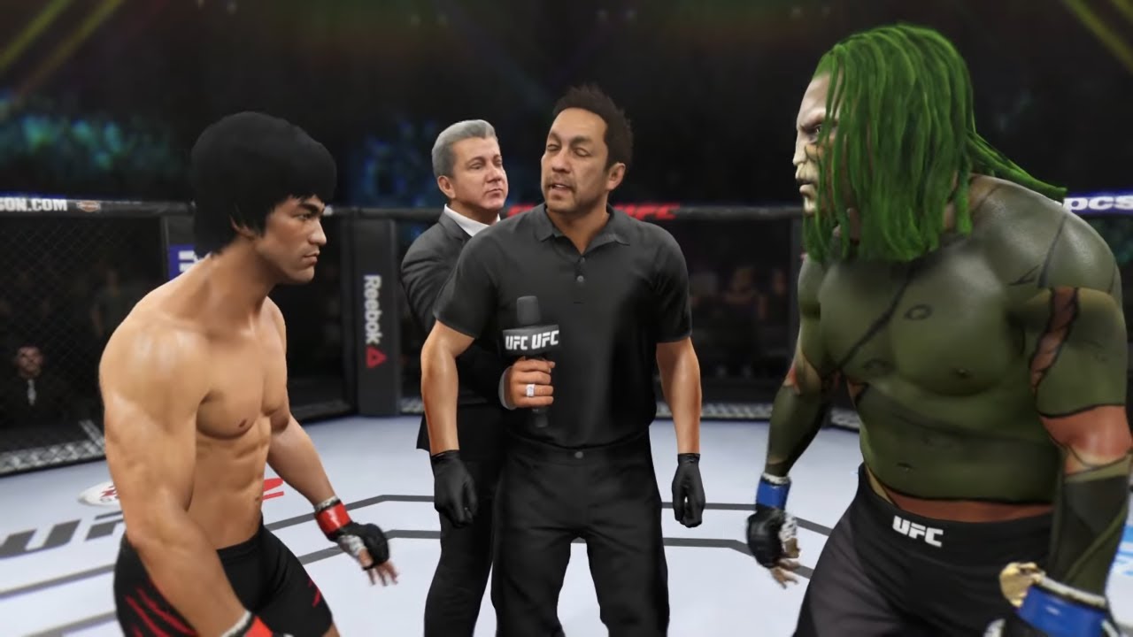 UFC 2 - Bruce Lee vs. Swamp Alien - Crazy UFC 👊🤪 - YouTube