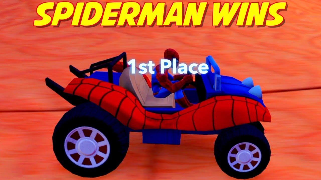 Spiderman wins Race 50cc Grad Prix | A Spider-man Video A Spider-Man ...
