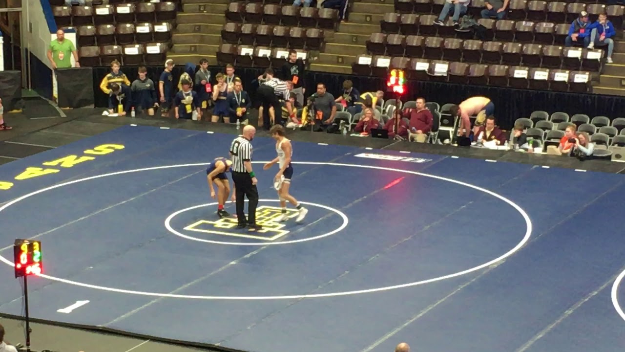 Justin Zimmerman of Niles with the pin - YouTube