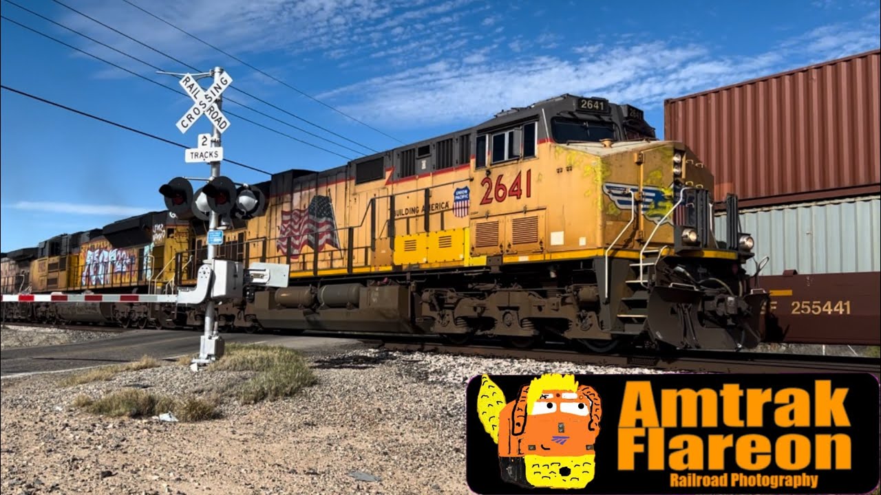 LONG Union Pacific Trains at South Wilmot Rd | Tucson, Arizona | 12/30 ...