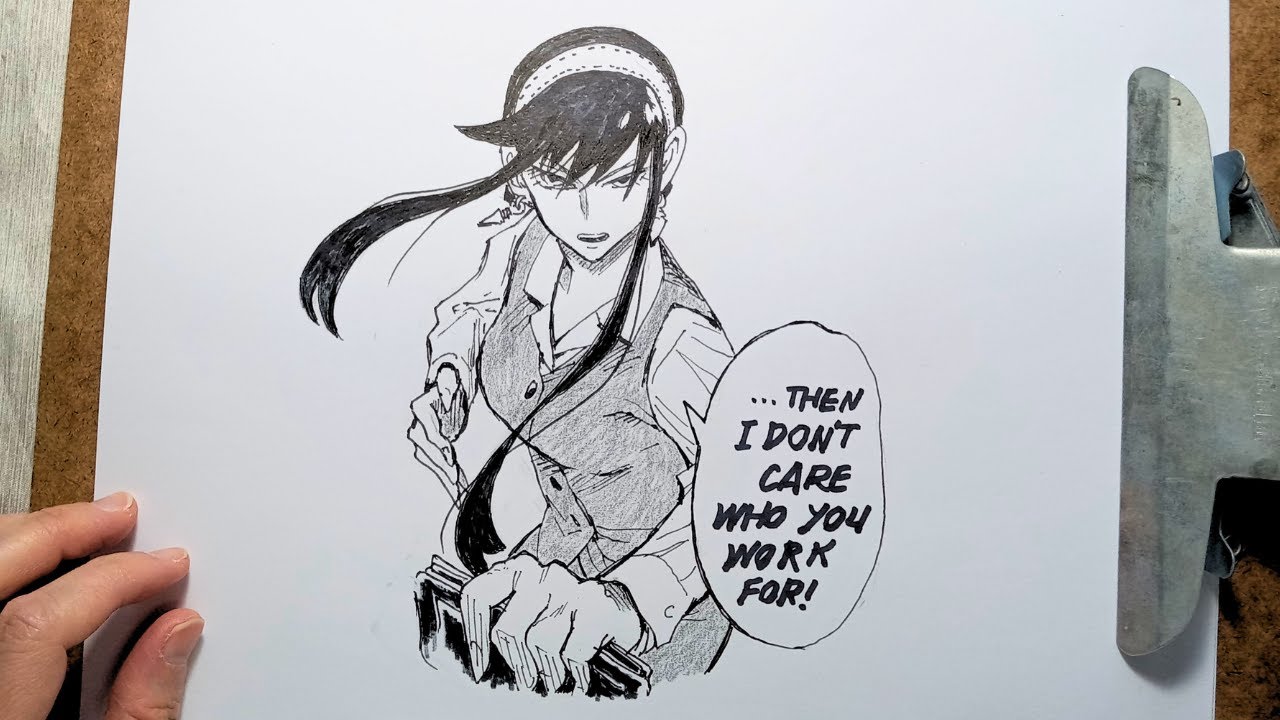 Drawing YOR FORGER | How to Draw Manga | Spy X Family - YouTube