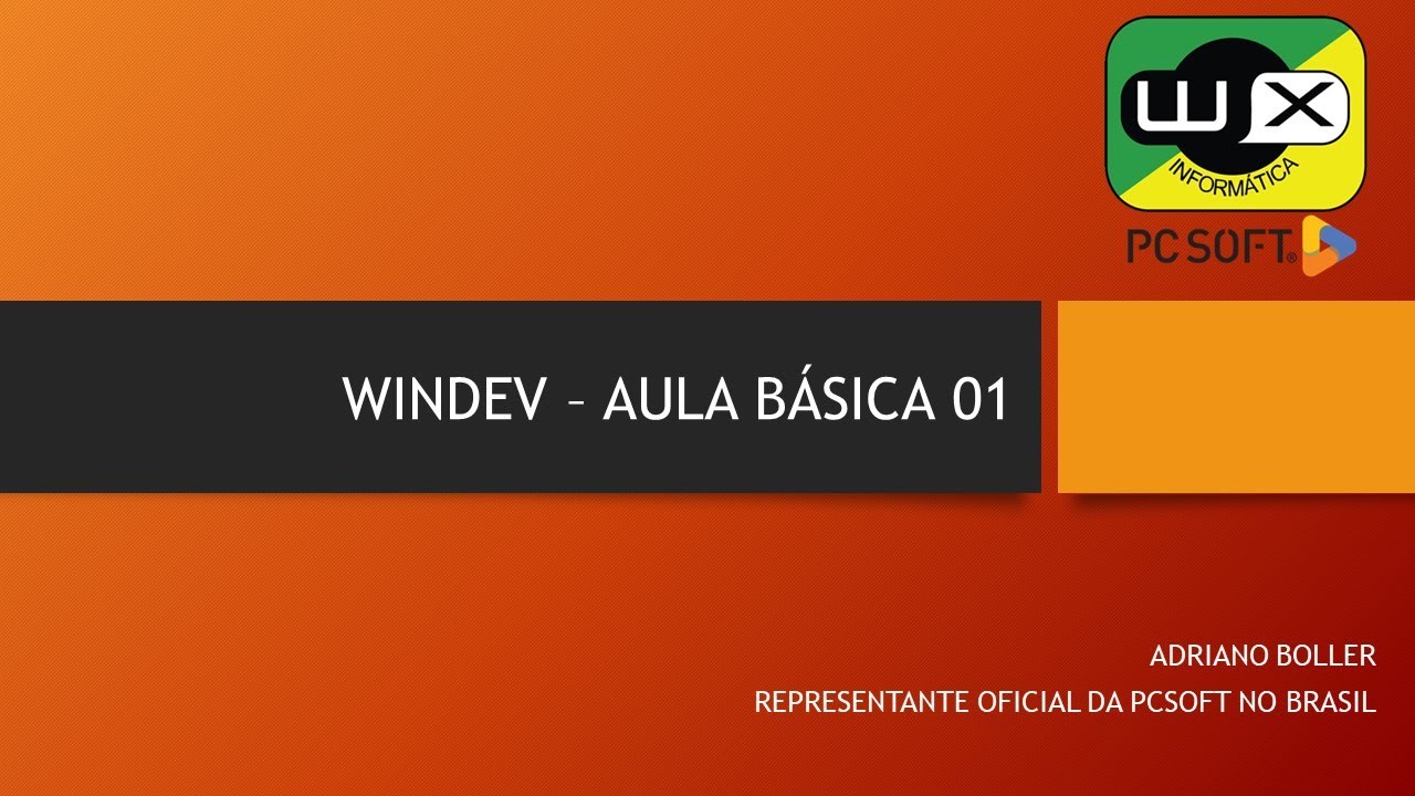 Aula Basica de Windev - YouTube