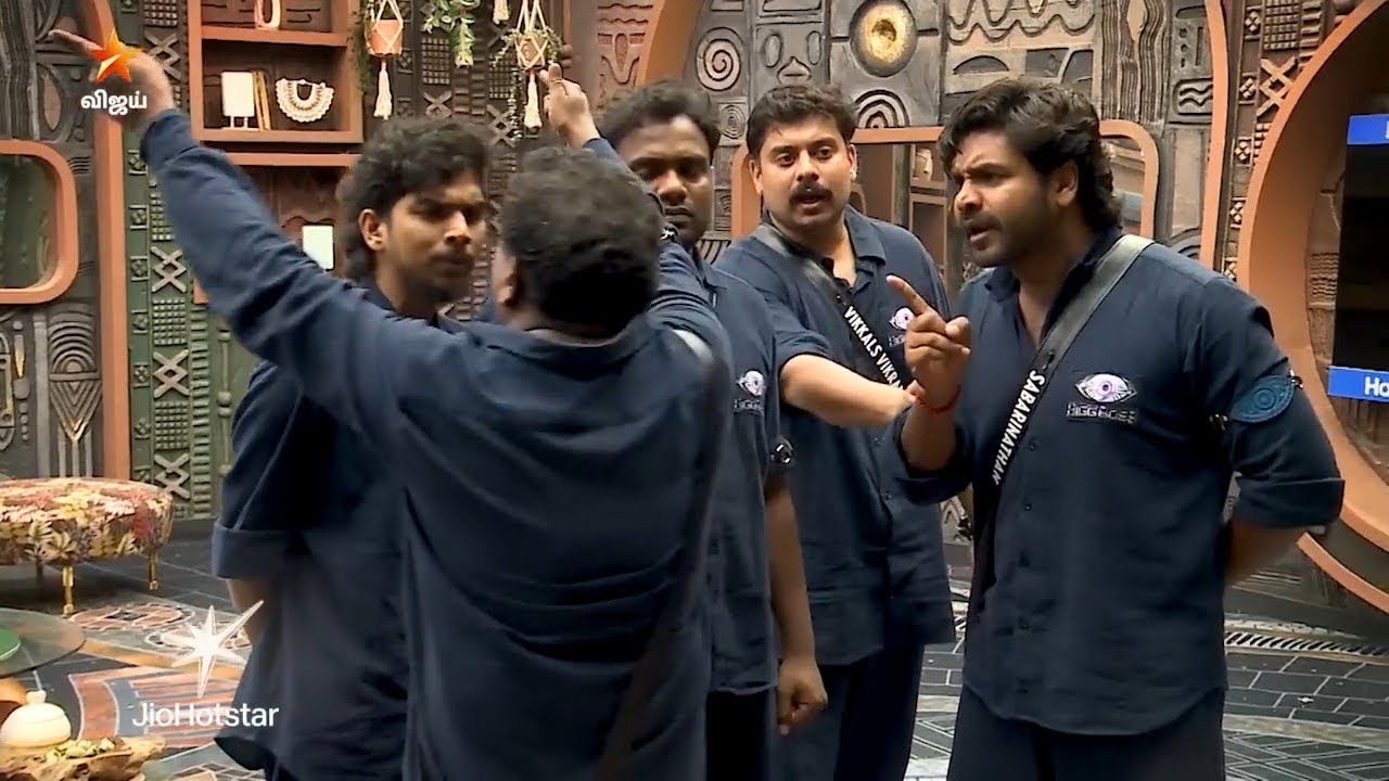 🔥 watermelon star vs Anbu gang 2.0 fight Bigg Boss season 9 tamil promo ...
