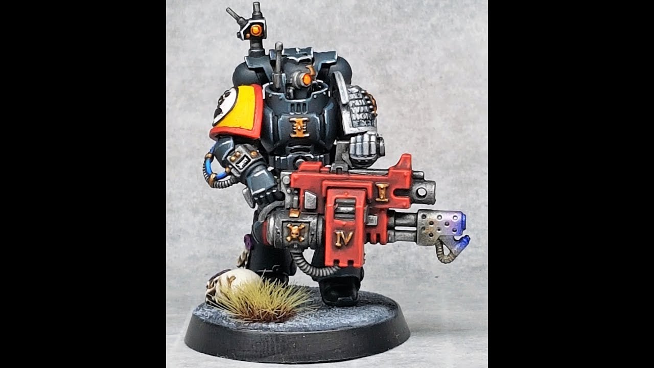 How to paint Deathwatch Marines - YouTube