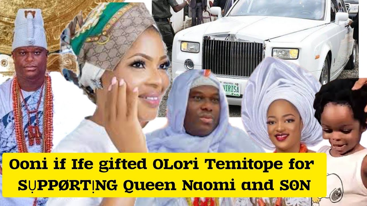 Queen Temitope Jubilates as Ooni of Ife gifted her for SỤPPØRT1NG Queen ...