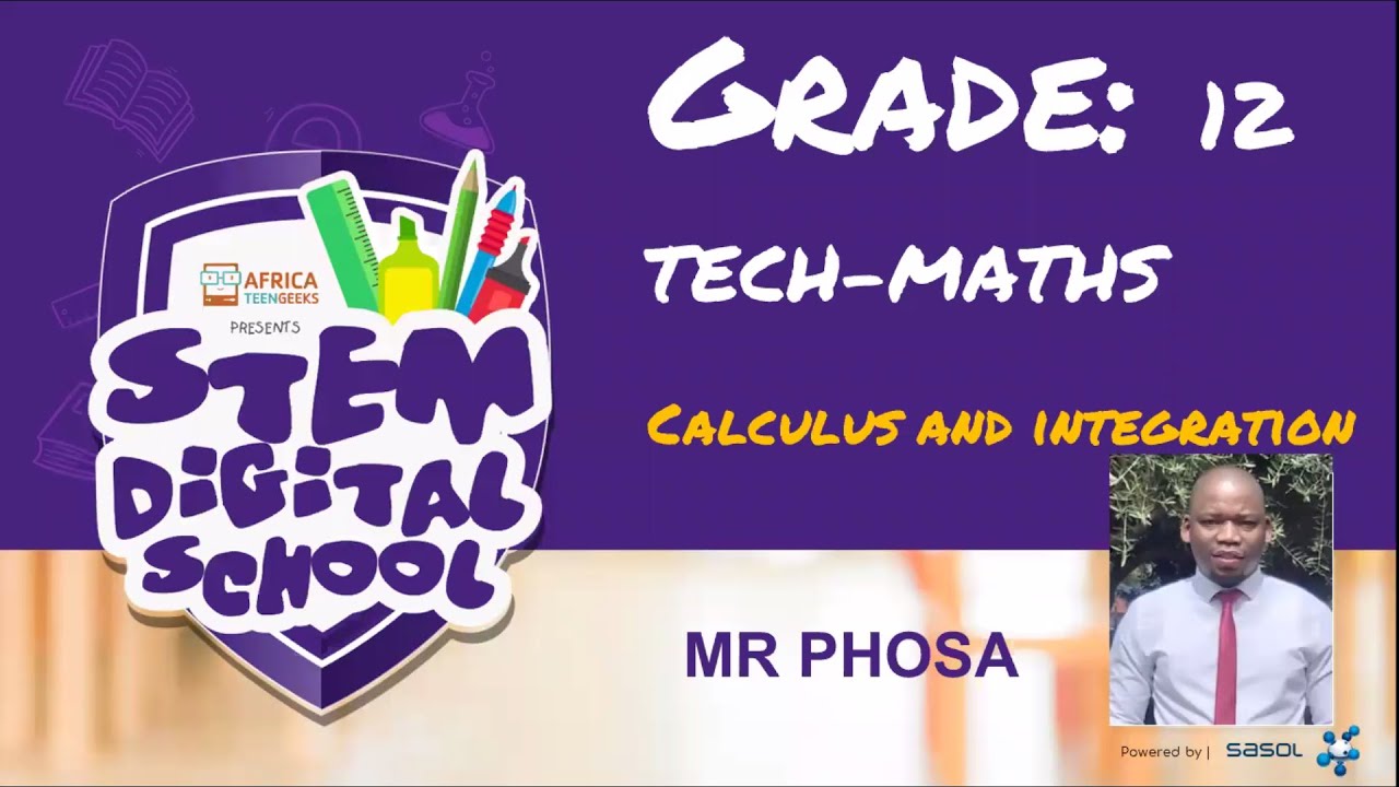 Grade 12 -Technical Mathematics | Differential Calculus and Integration ...