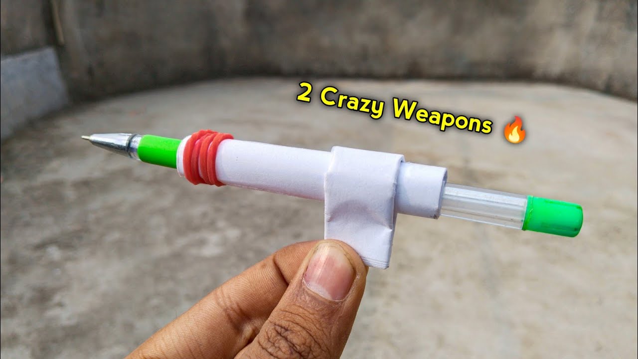 2 Crazy Paper Weapons - Paper se 2 Kamaal Ke Toys - YouTube