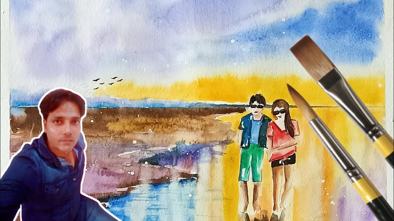 How To Paint Using Watercolors | Watercolor Painting Process - YouTube