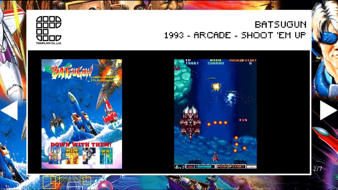 Batsugun | Toaplan Arcade 3 | Game 2 of 7 | Evercade Handheld - YouTube