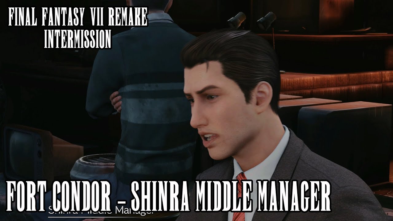 Fort Condor Battle vs SHINRA MIDDLE MANAGER - Final Fantasy 7 Remake ...