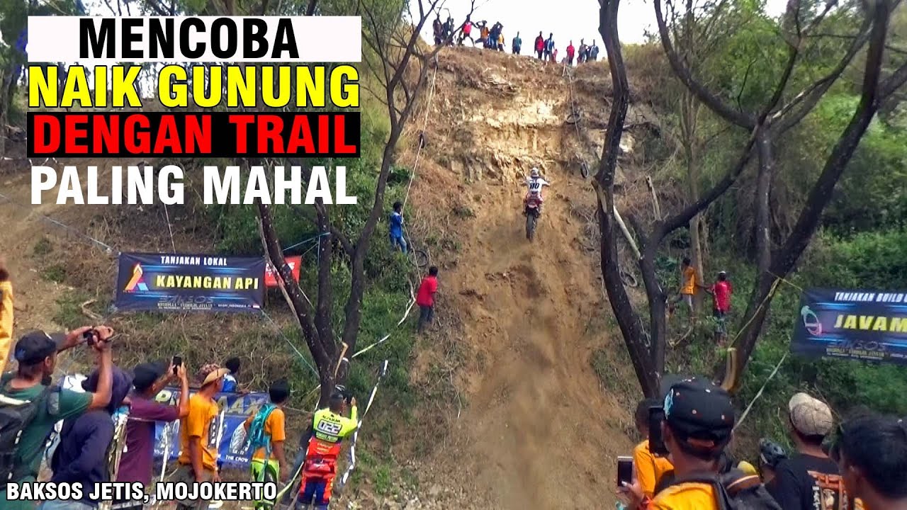 MENCOBA naik gunung Dengan MOTOR Trail paling MAHAL, MOJOKERTO - YouTube