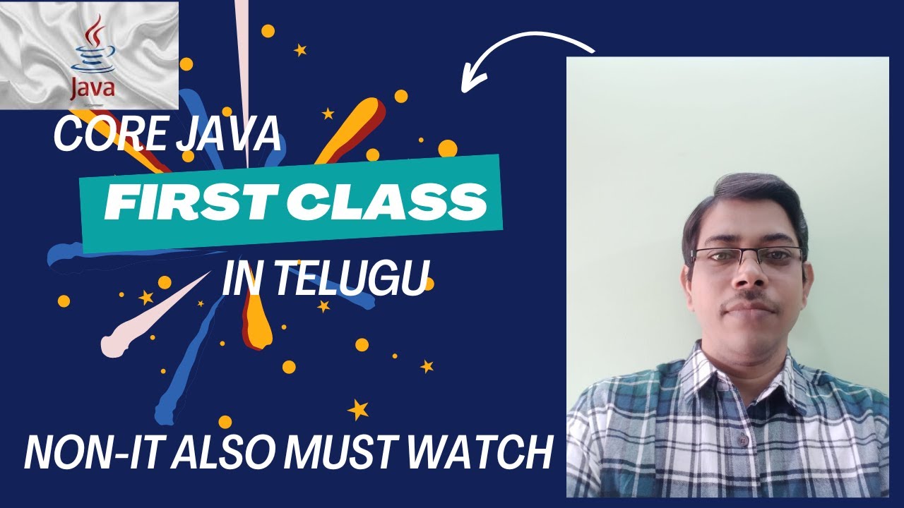 Core Java Introduction In Telugu Core Java 1st Class In Telugu What Is Method What Is