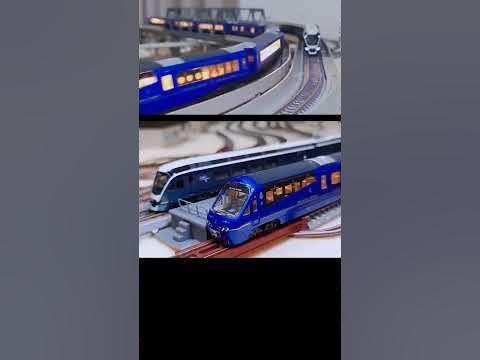 共走 JR東日本サフィール踊り子 ＆ 伊豆急ザロイヤルエクスプレス JR EAST SAPHIR ODORIKO ＆ IZUKYU THE ROYAL EXPRESS n scale ＃ ...