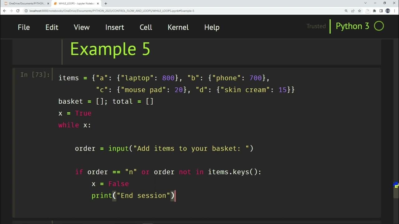 🐍While (Python for Beginners) - Part 11🐍 - YouTube