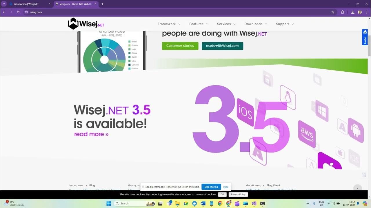 Hello WinForm Application Migration to Hello Web App using Wisej.NET - YouTube