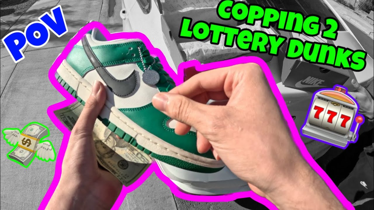Buying 2 Pairs of Lottery Dunk Lows POV - YouTube