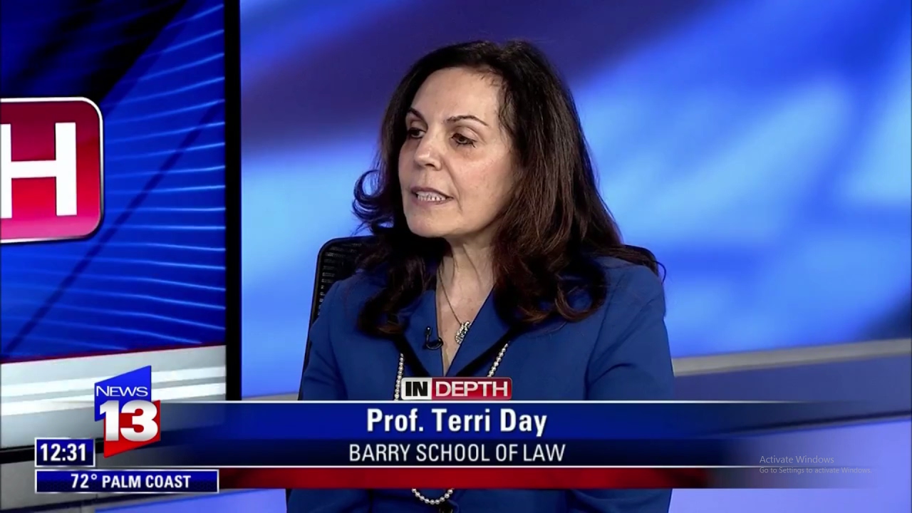 Barry Law Professor Terri Day on News 13 Discussing new Supreme Court ...
