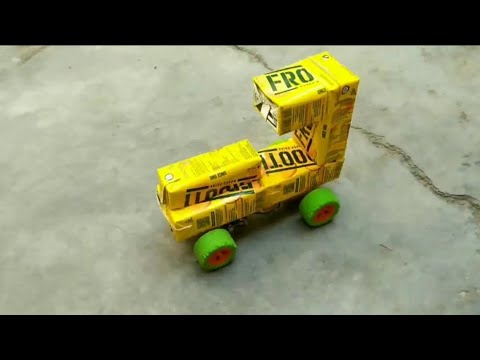 How to make RC Tractor from frooti /Diy Science project RC Tractor from ...