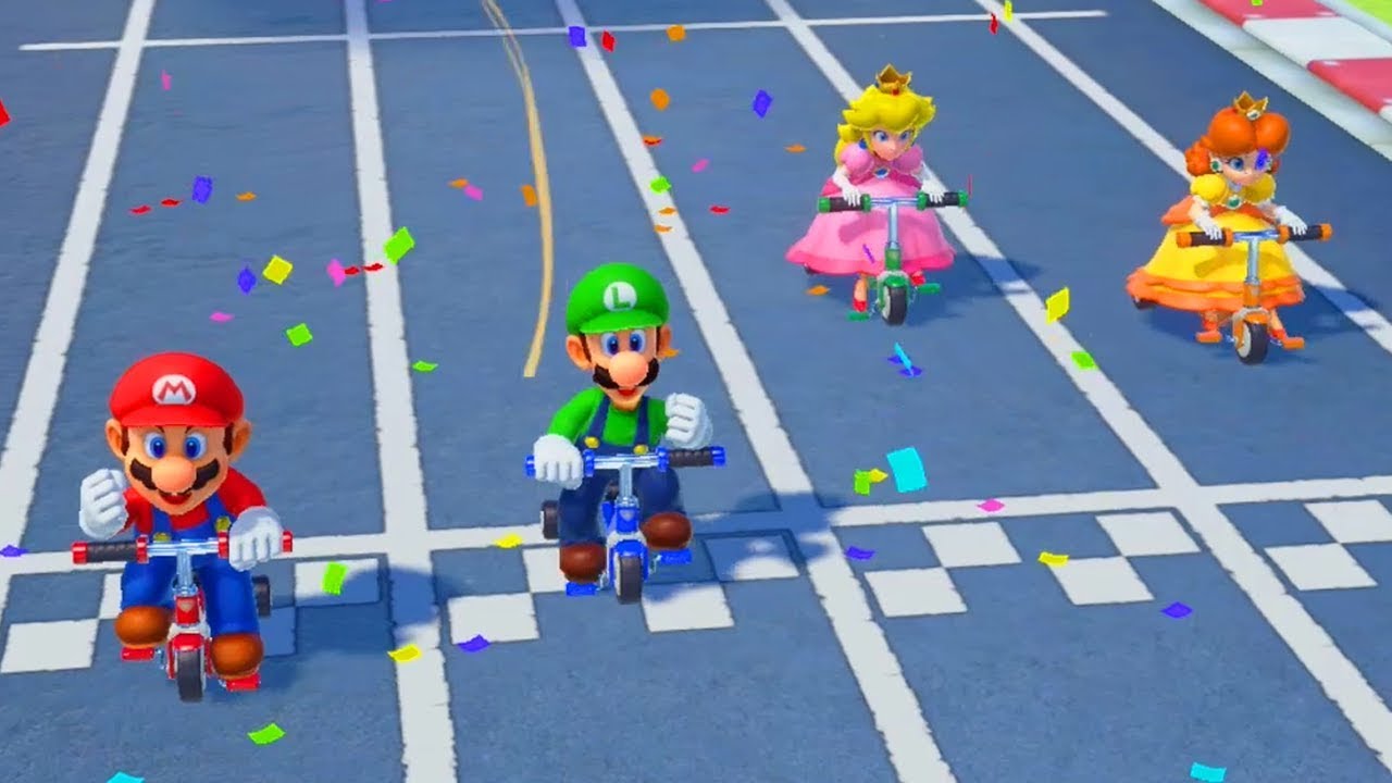 Super Mario Party - All Skill Minigames (2 Players) - YouTube