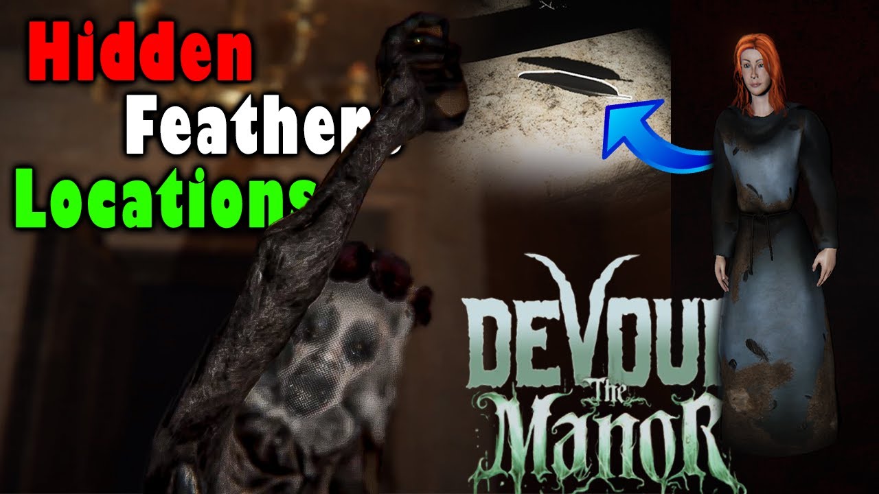 NEW MAP UPDATE SECRETS REVEALED! ALL ITEM LOCATIONS EXPOSED DEVOUR Manor (All Feathers locations ...